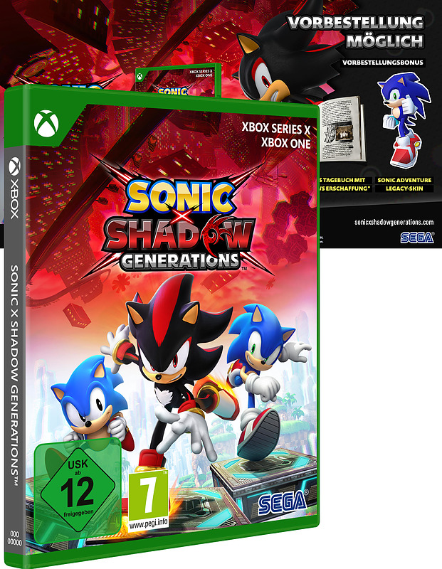 Sonic X Shadow Generations Remaster + 3 Boni | Deutsche Version | Xbox ...